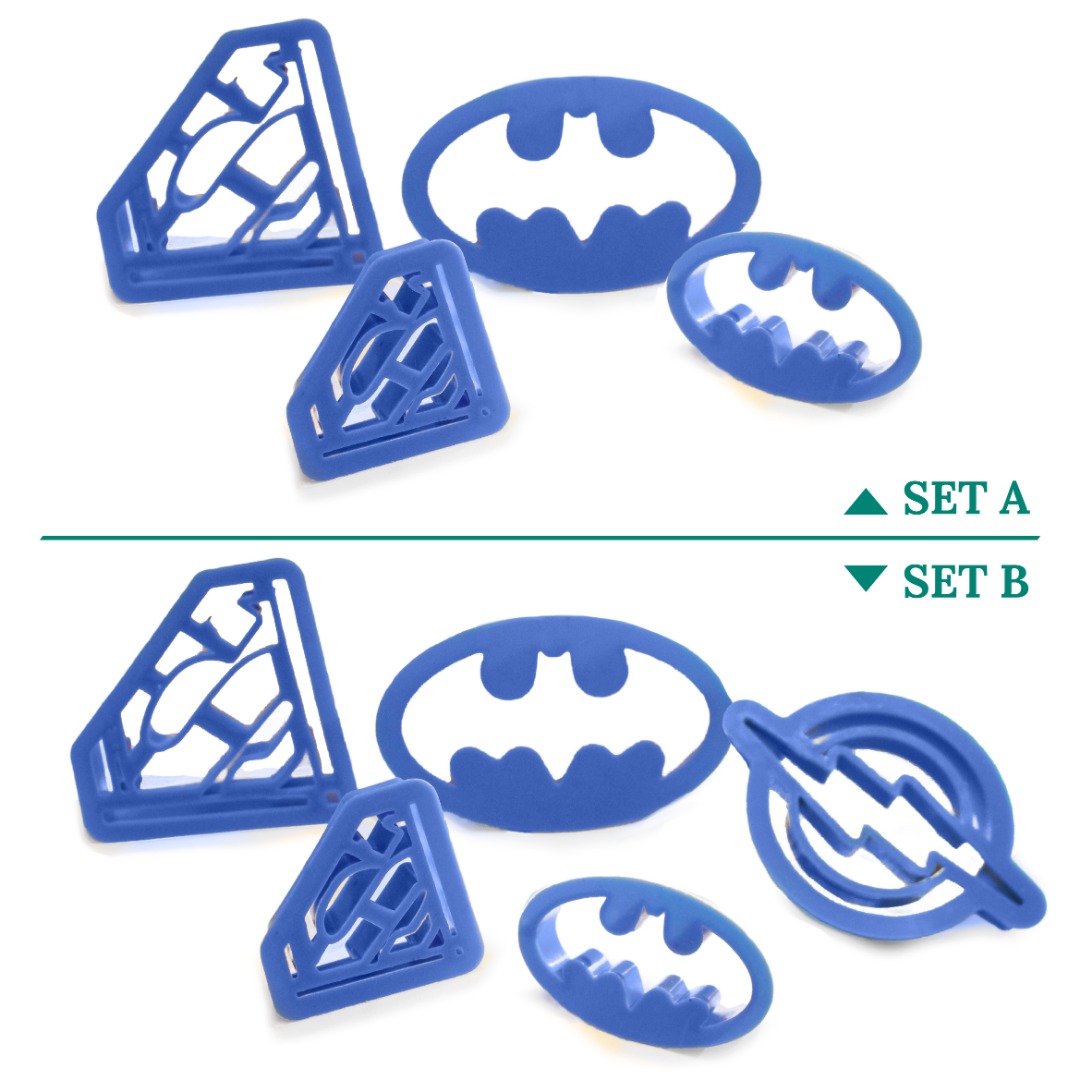 Superhelden koekjesvorm DC Comics (cookie cutter - HuupHuup